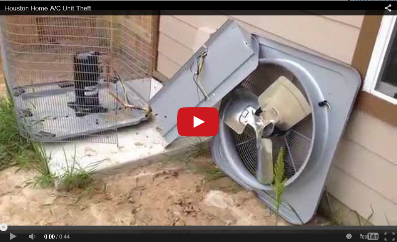 Houston New Home A/C Theft - About The House